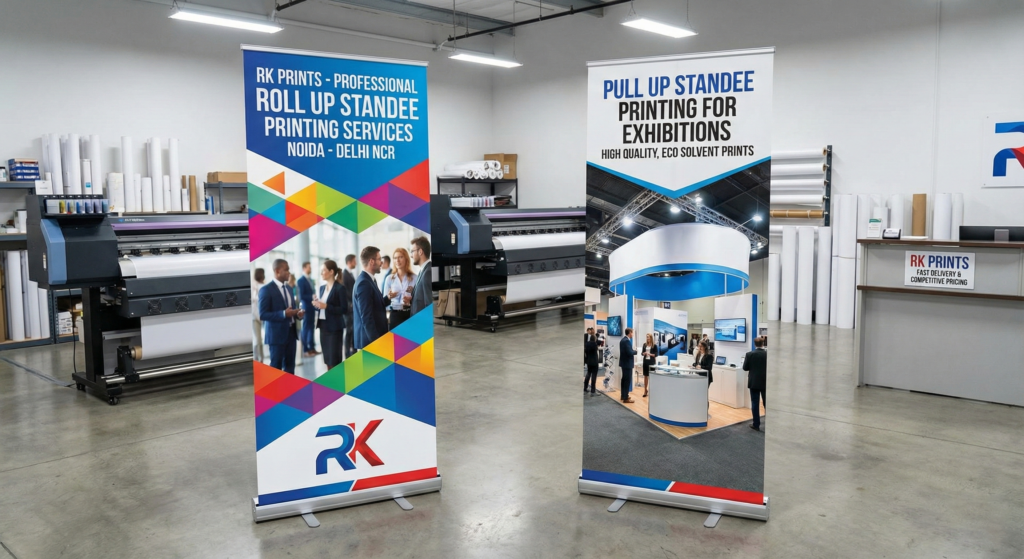 Best Roll Up Standee Printing Near Me | Pull Up Standee Printing Noida