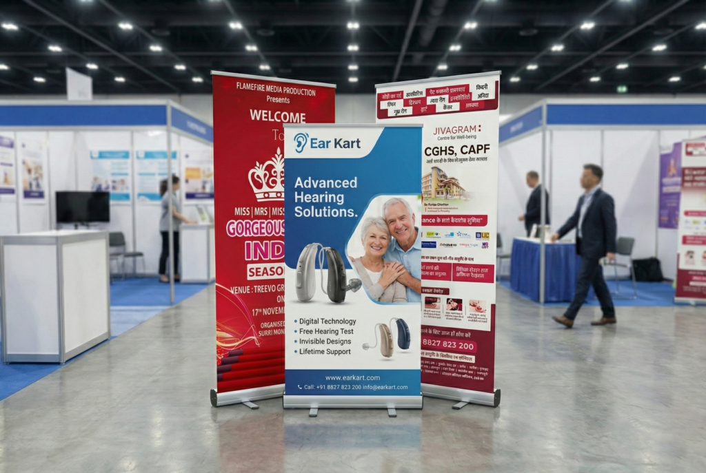Best Roll Up Standee Printing Near Me | Pull Up Standee Printing Noida